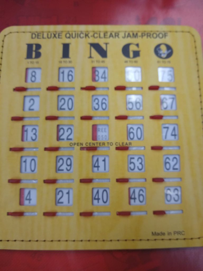 Master Board- Shutter Card – Bingo East